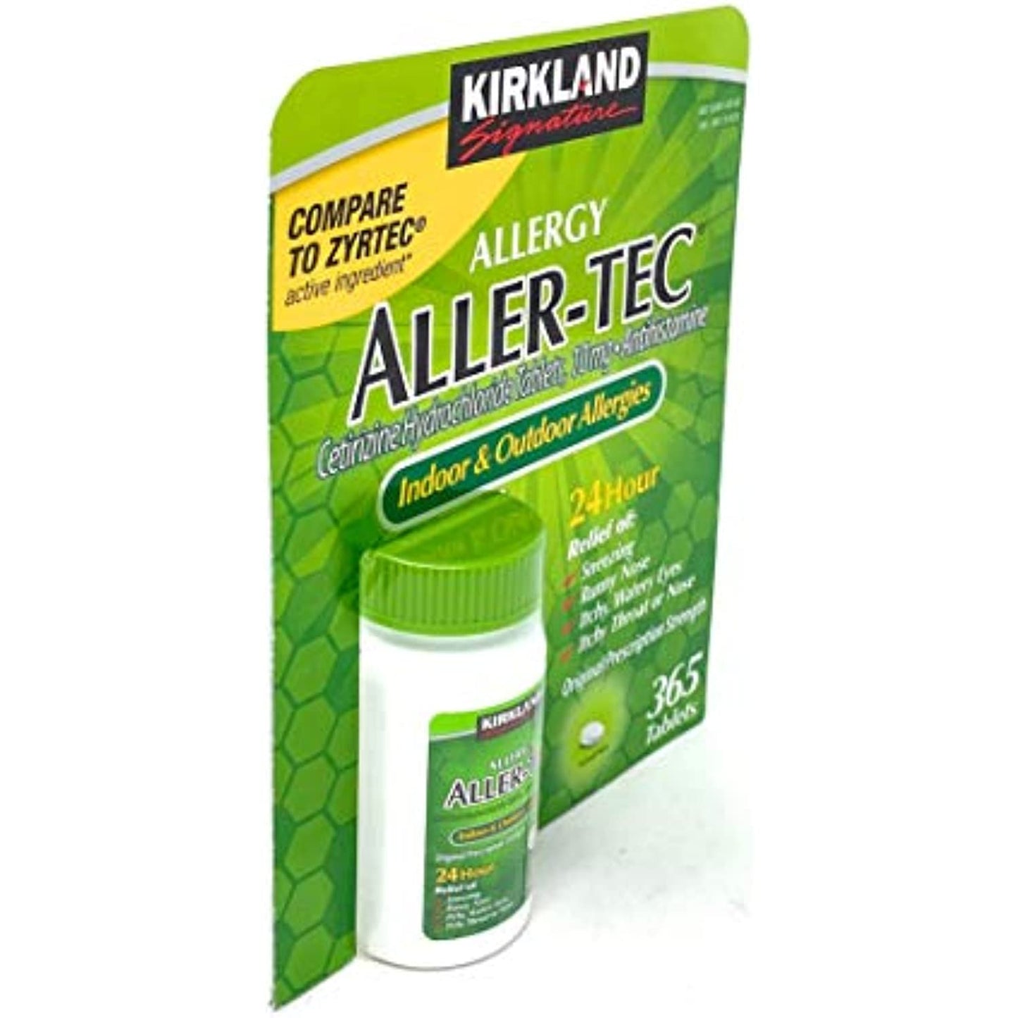 Kirkland Signature Aller-Tec Cetirizine Hydrochloride Tablets, 10 mg ...